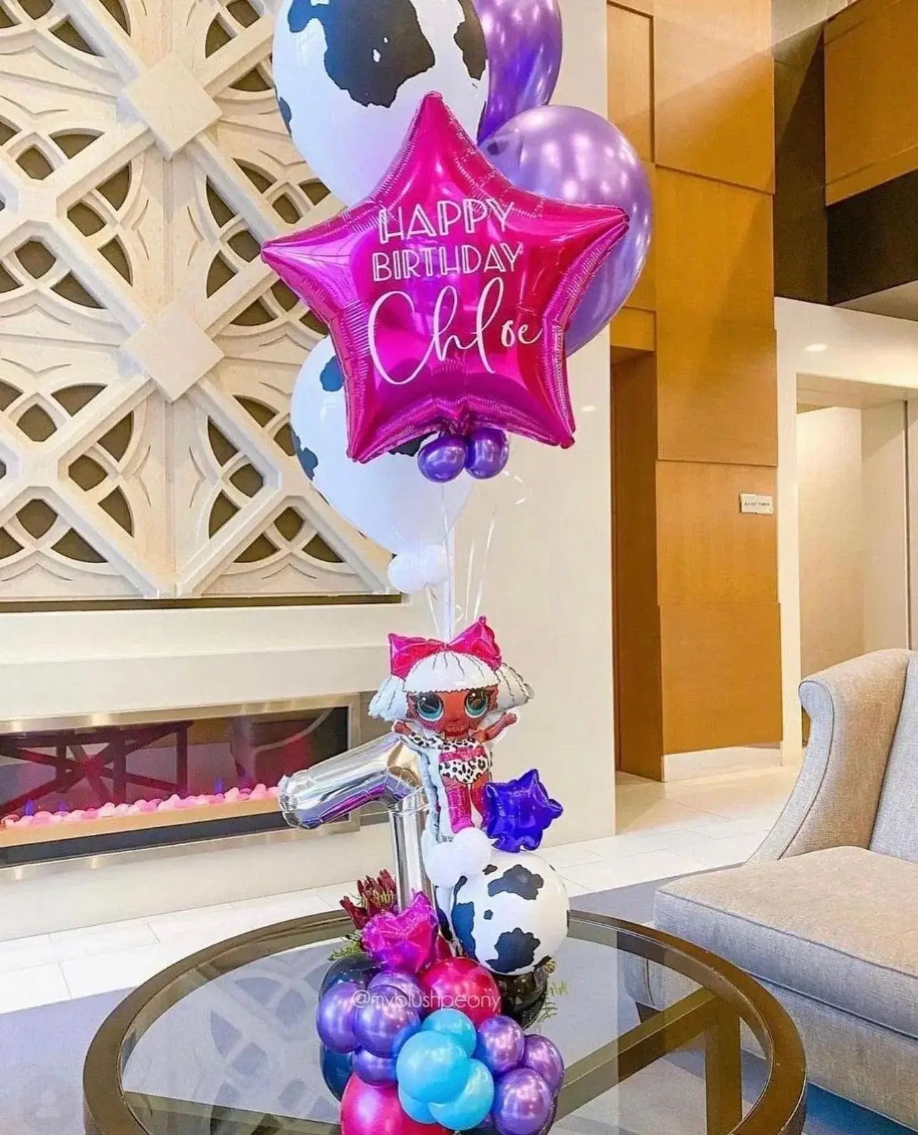 Petite TV Show Balloon Bouquet - Custom Decor Toronto – My Blush Peony