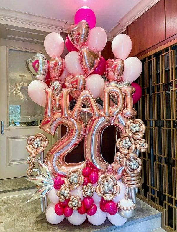Extravaganza Maxi Bouquet Elegant Balloon Decor For Events My Blush